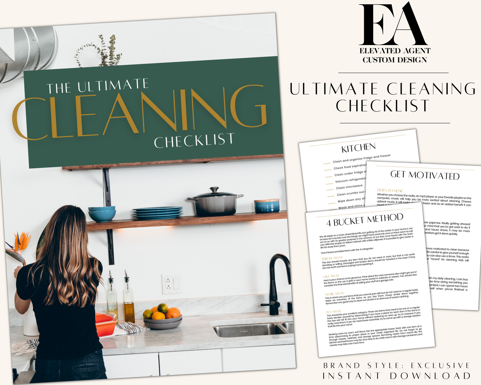 Cleaning Checklist - Exclusive Brand Style – Elevated Agent Vault