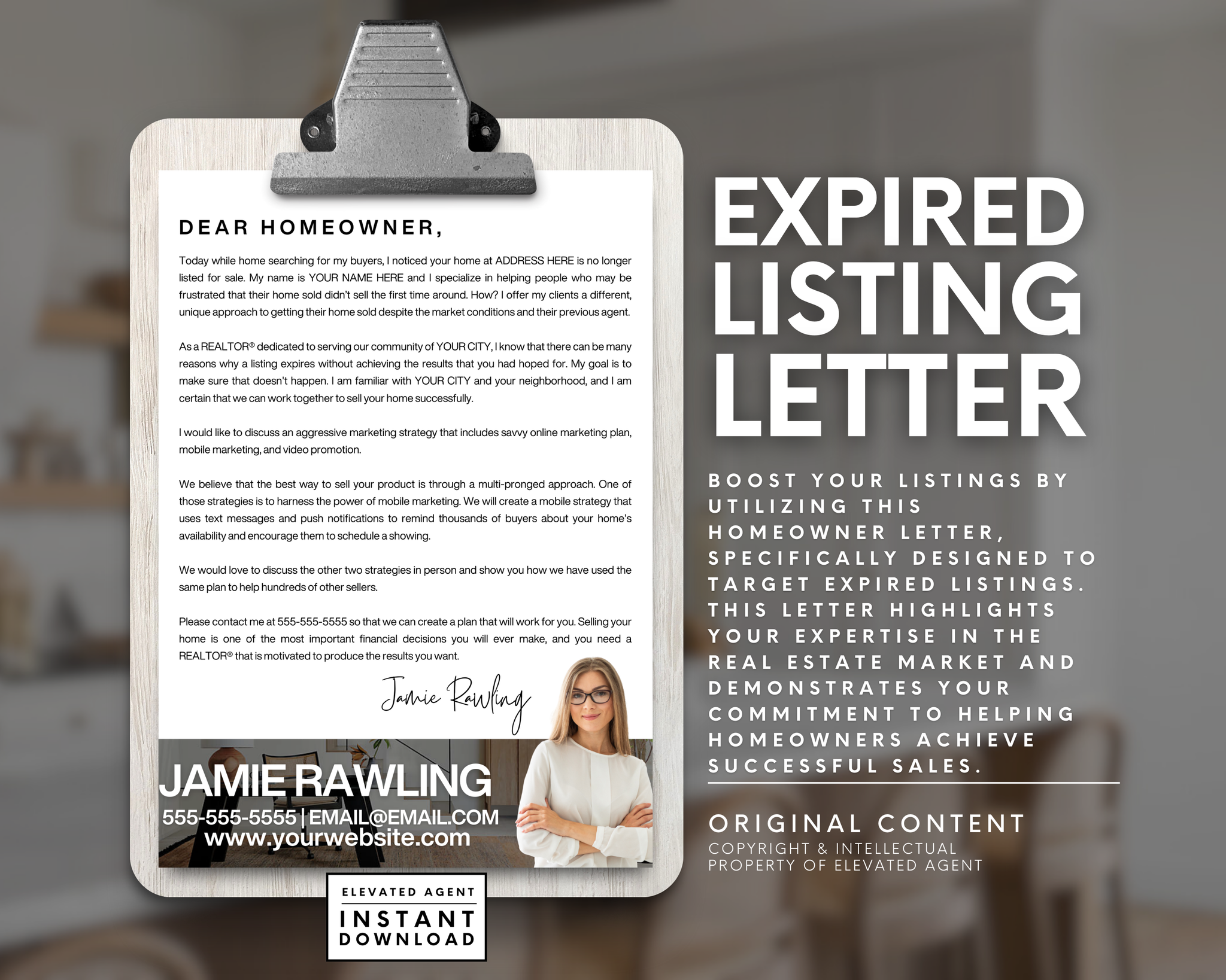 Classic Expired Letter – Elevated Agent Vault
